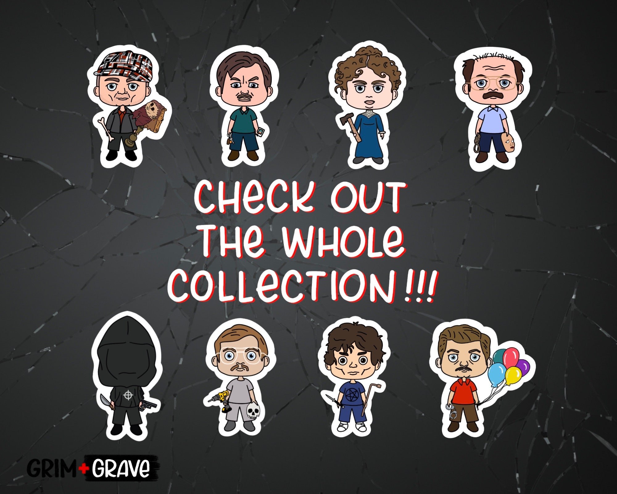 Ed Gein Sticker Butcher of Plainfield - Etsy