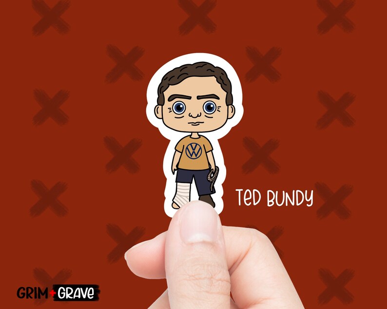 Ted Bundy Sticker Serial Killer - Etsy