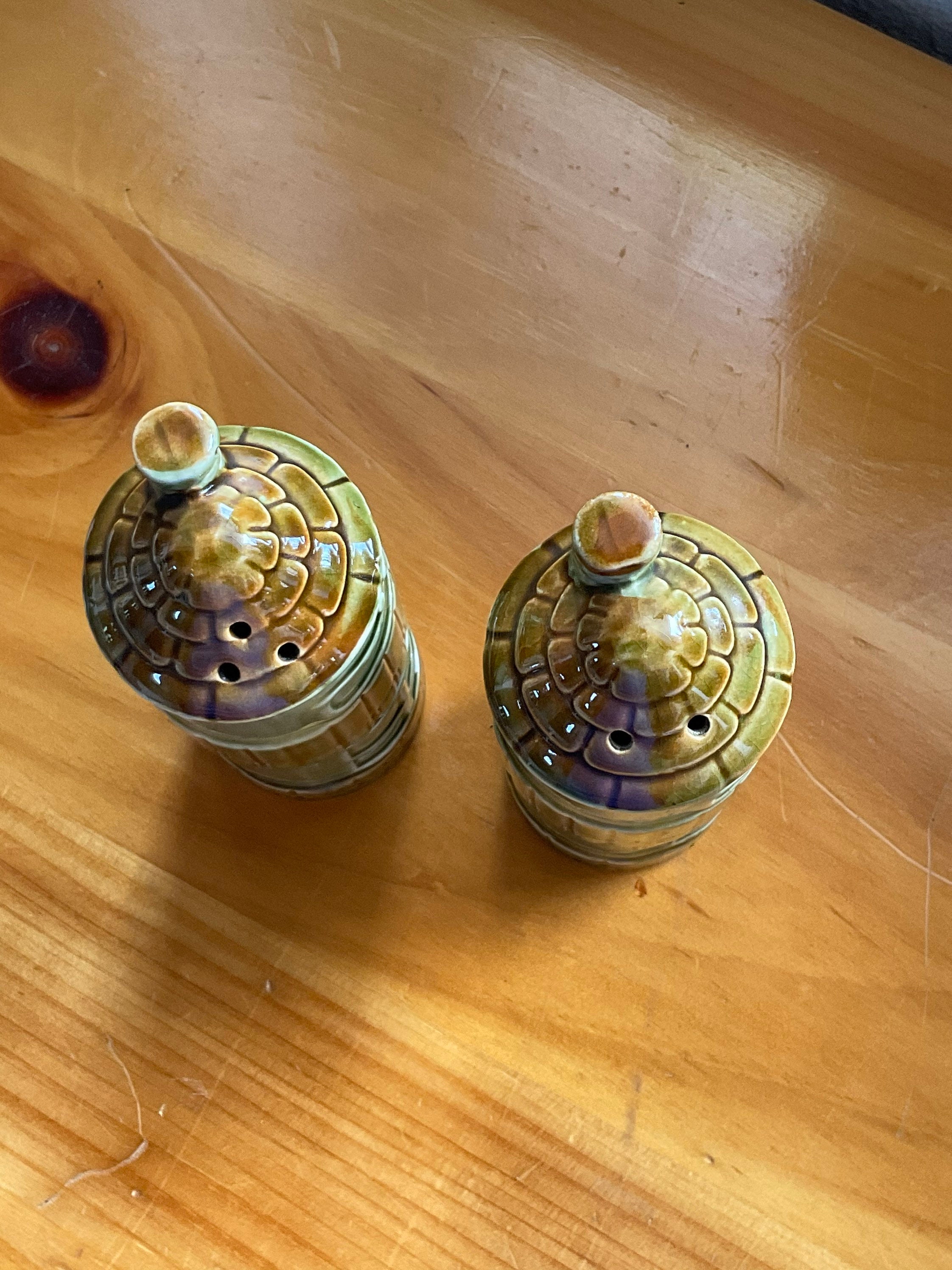 Vintage Japanese Silo House Salt and Pepper Shakers - Etsy