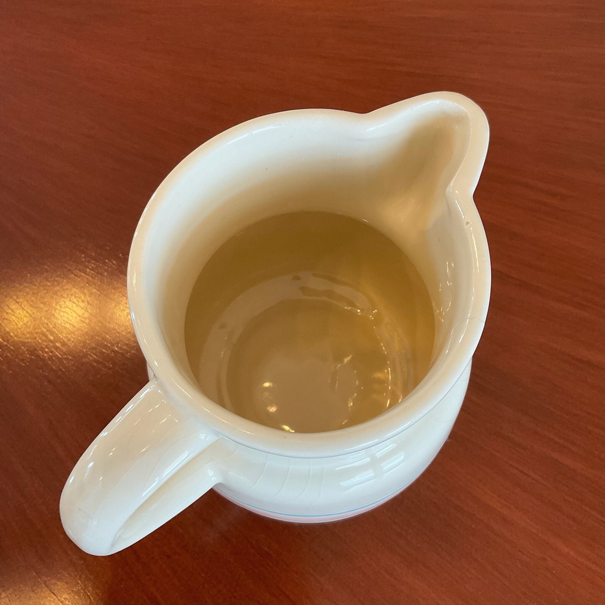 Mccoy stonecraft Pink and Blue Pitcher 132/ Vintage Mccoy Pink Stripe ...