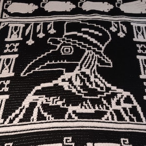 Plague Doctor Overlay Mosaic Crochet Afghan Pattern - Etsy