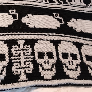 Plague Doctor Overlay Mosaic Crochet Afghan Pattern - Etsy