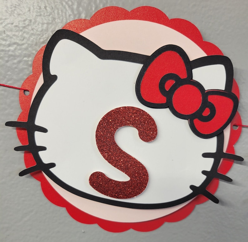 Hello Kitty Birthday Banner - Etsy