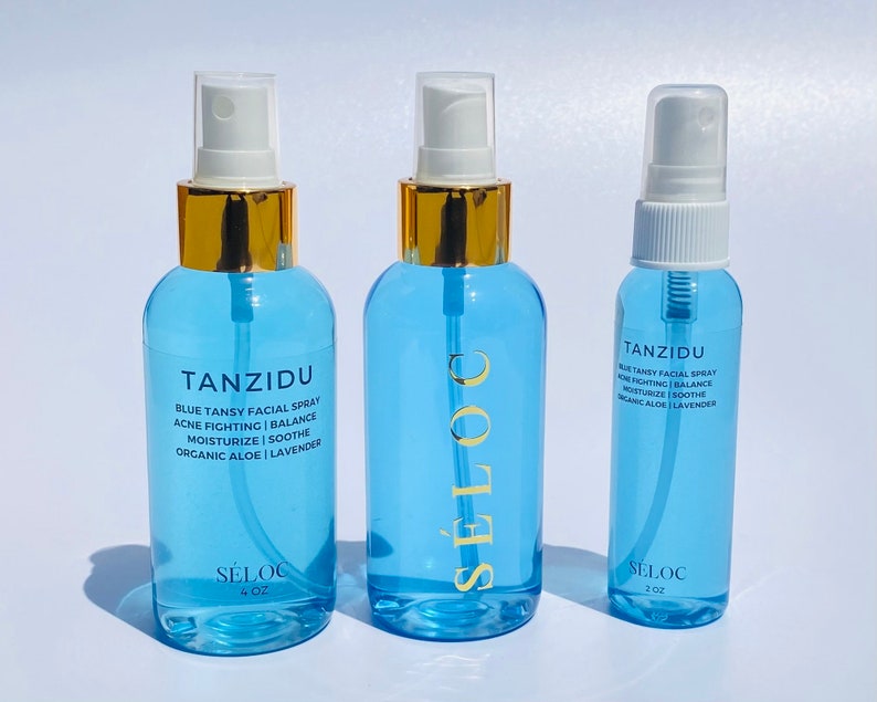 Gua Sha Prep Blue Tansy Oil Facial Spray All Natural Skin Care - Etsy