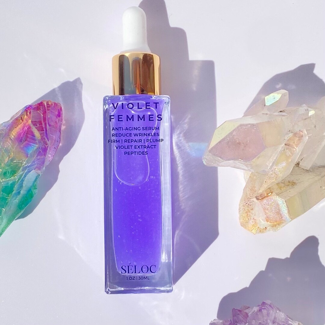 Radiant Violet Revitalizing All Natural Facial Skincare Serum Witch ...