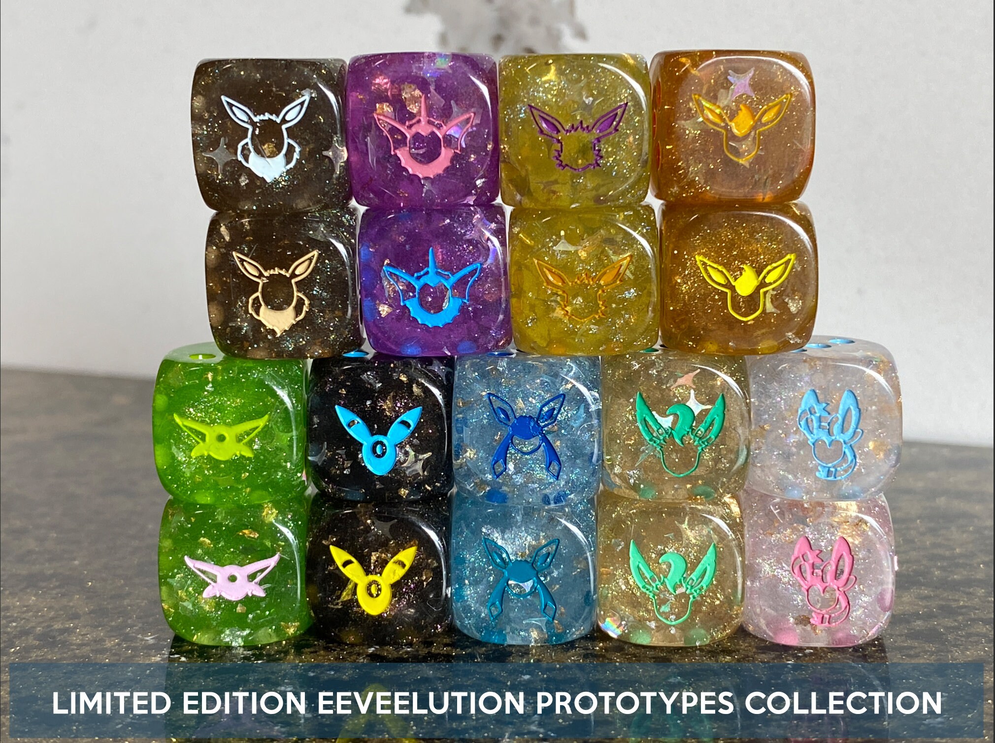 Pokemon Inspired Prototype Dice Limited Edition EEVEELUTION D6 - Etsy