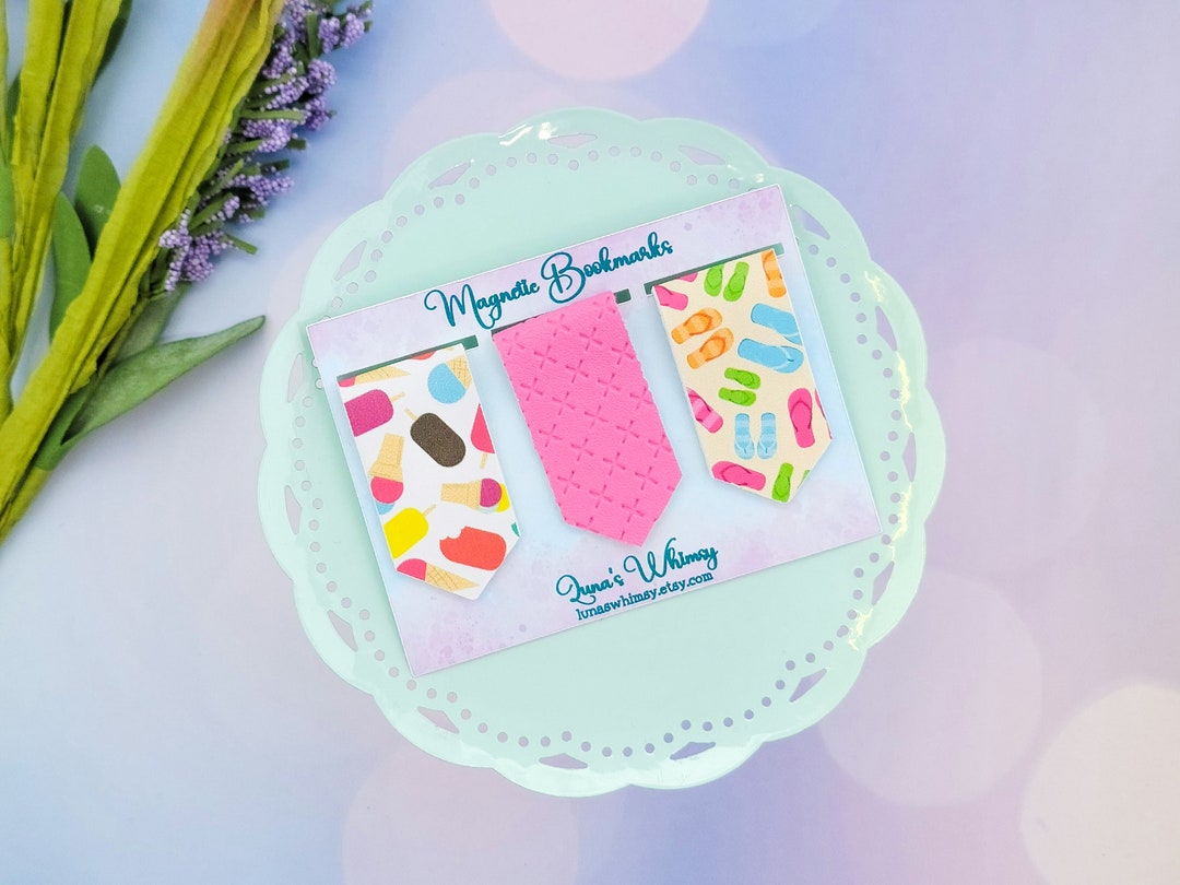 Summer Magnetic Bookmark Pack for Reading, Gifts for Readers, Book Club ...
