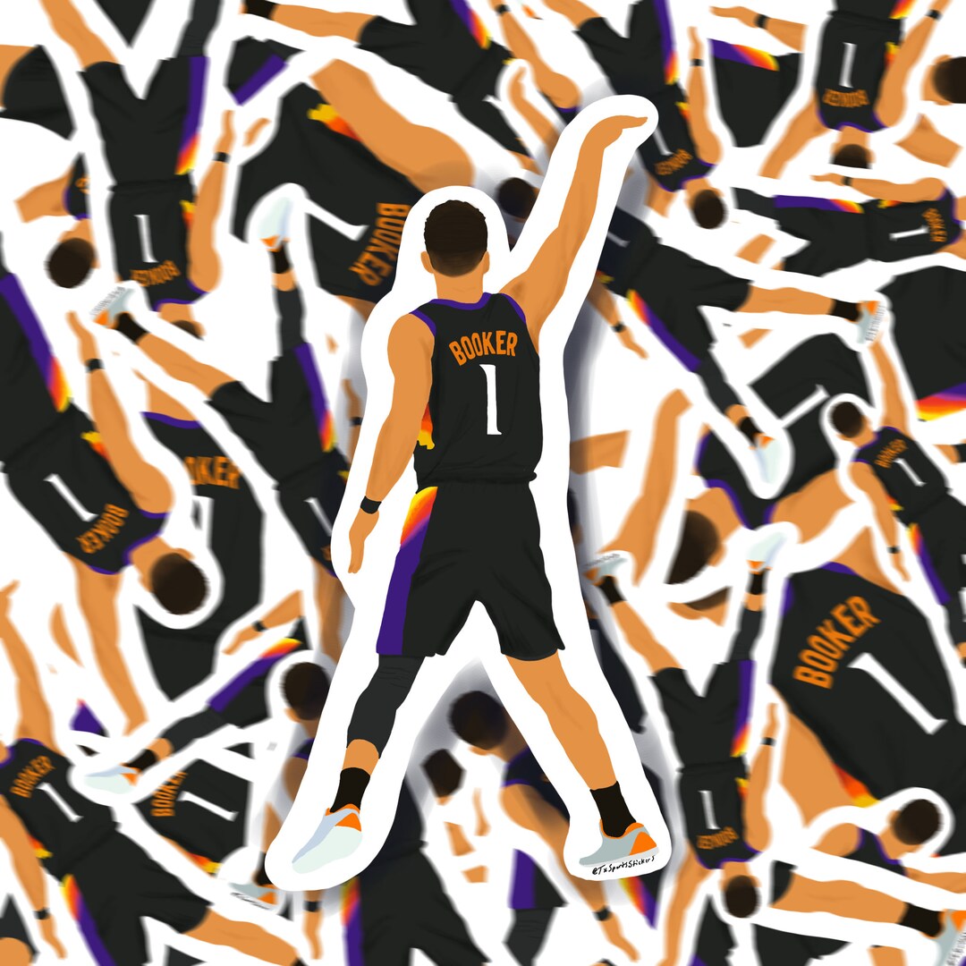 Devin Booker Phoenix Suns Basketball Sticker - Etsy