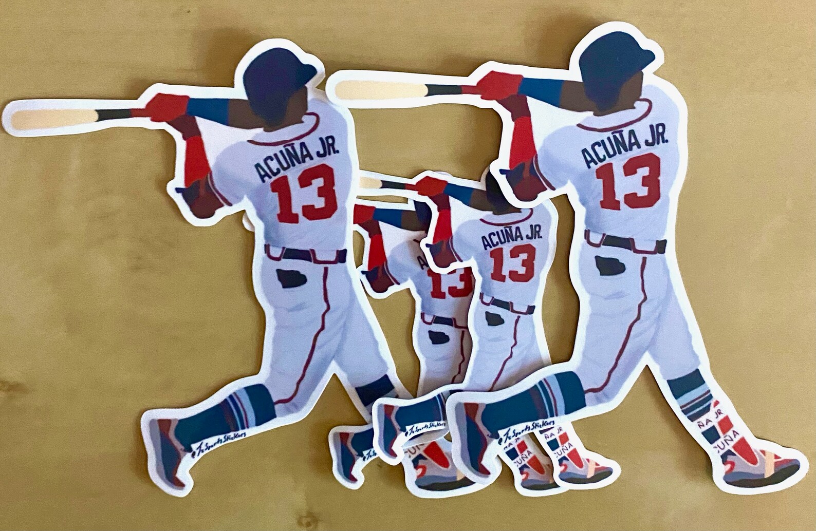 Ronald Acuña Jr. Atlanta Braves Sticker - Etsy