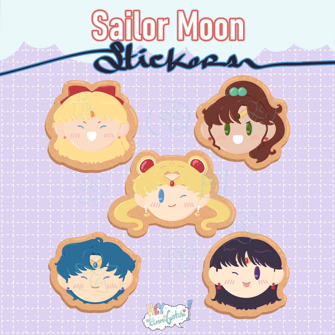 90s Magical Girls Cookie Stickers Cute, Stylish Yummy for Scrapbooks ...