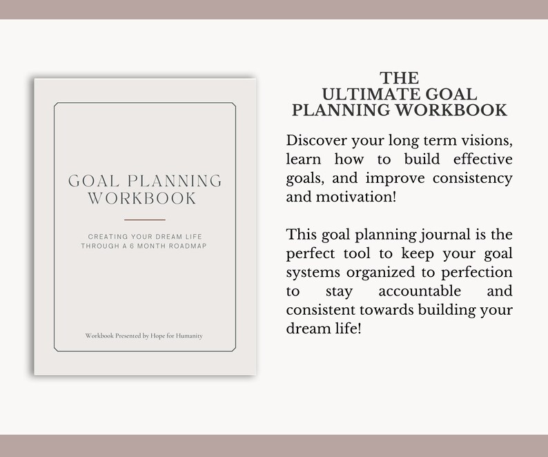 The Ultimate Goal Planning Workbook Journal Entries Goal Setting ...