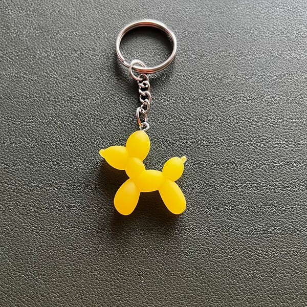 Balloon Dog Keychain - Etsy