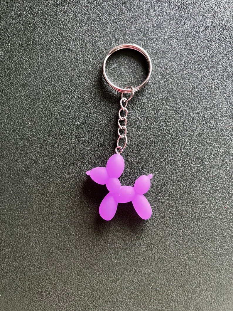 Balloon Dog Keychain - Etsy