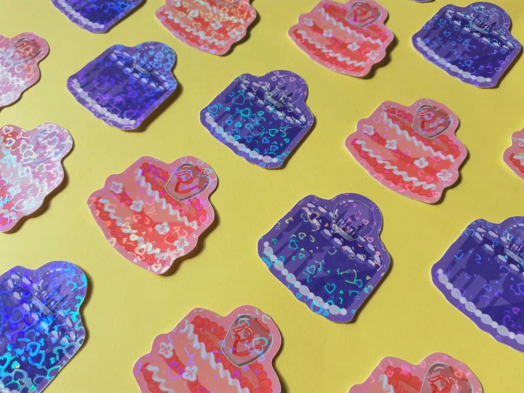 Red Velvet & G-idle Lightstick Inspired Cake Stickers - Etsy