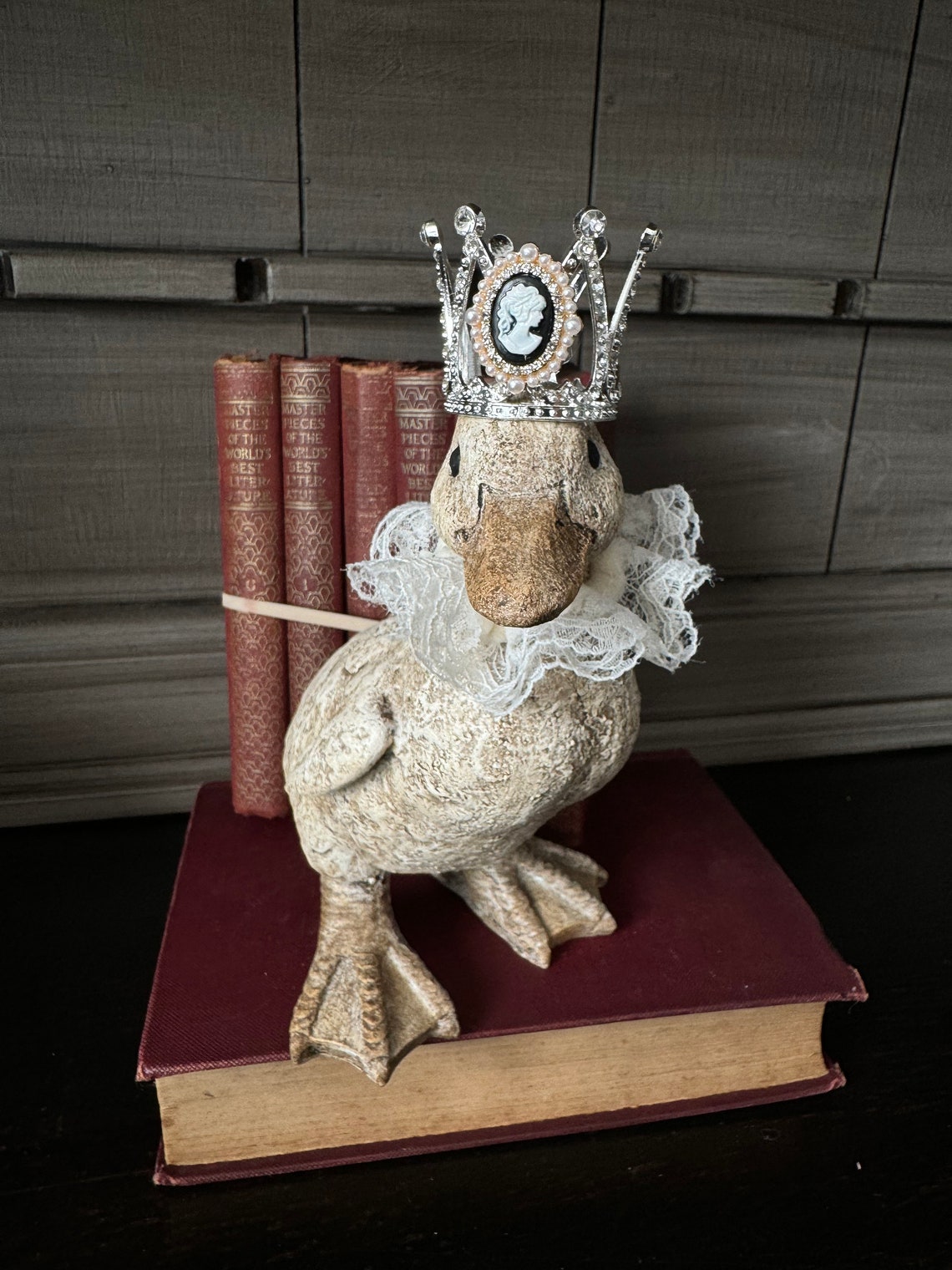 Hand Painted Ducks With Crowns - Etsy