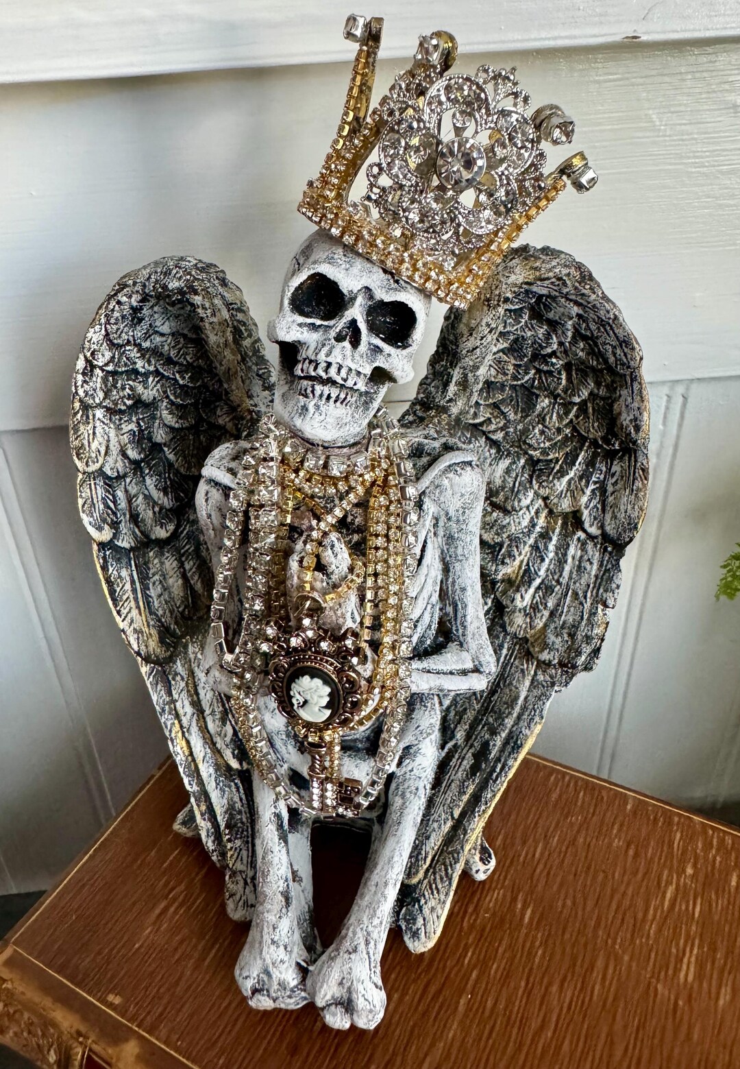 Praying Skeleton Angel - Etsy