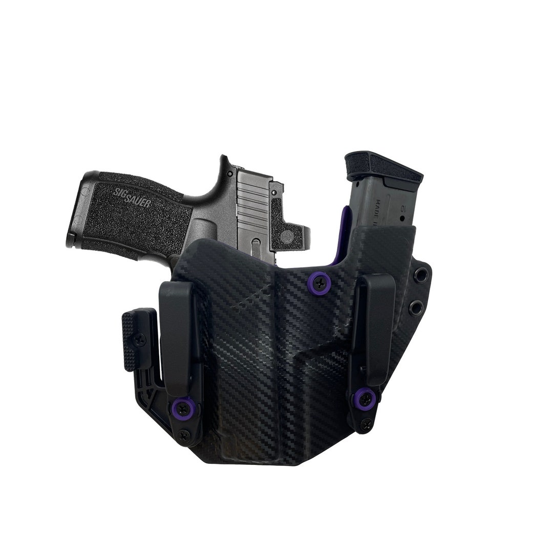Fits for Glock 43X MOS RMR Cut IWB Concealment Gun Holster and Magazine ...