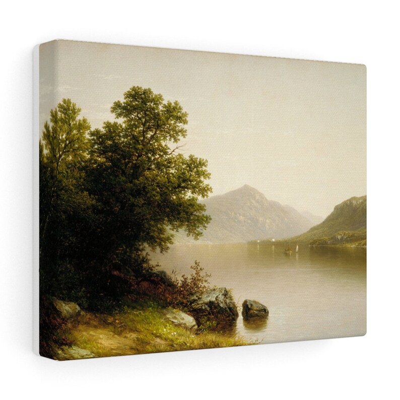 Lake George 1857 John William Casilear American Stretched - Etsy.de