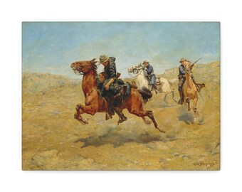 My Bunkie, Charles Schreyvogel 1899 24x36 Inch Print Reproduced From a ...