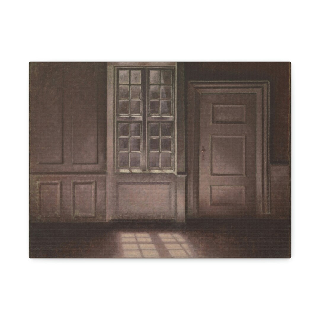 Moonlight, Strandgade, 1900-1906, Vilhelm Hammershøi, Danish ...