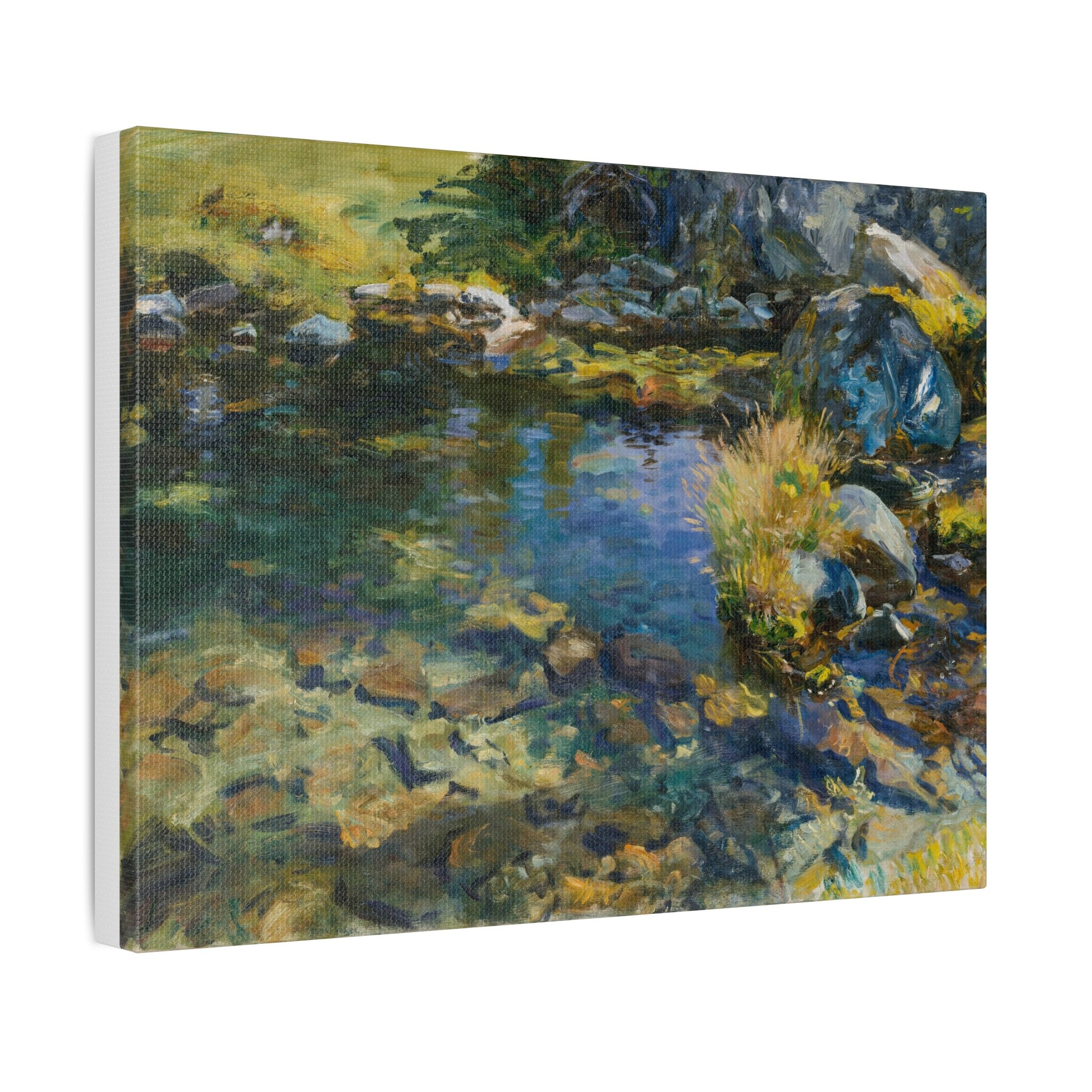 Alpine Pool (1907) by John Singer Sargent - Stretched Canvas - Etsy ...