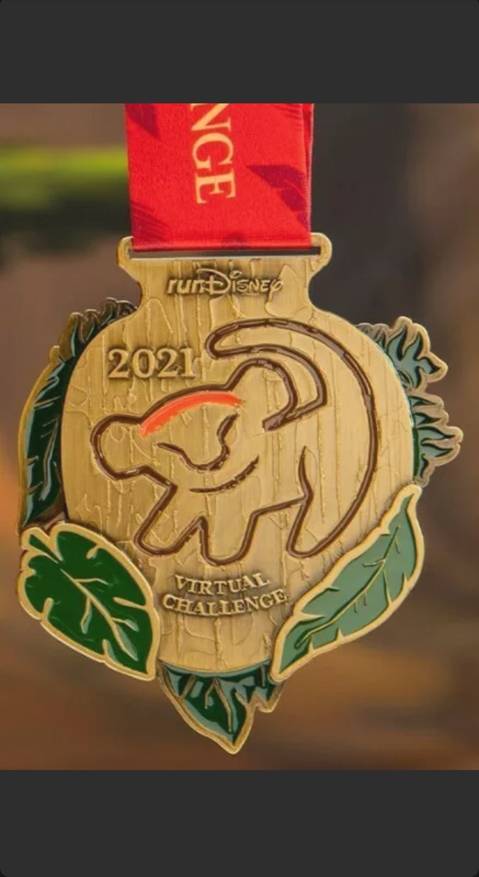 2021 runDisney Virtual Lion King Medals | Etsy