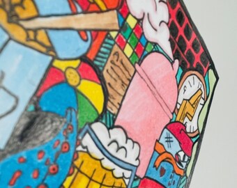 Original Live Edge Doodle Art - Etsy