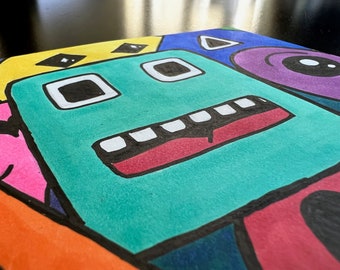 Original Live Edge Doodle Art - Etsy