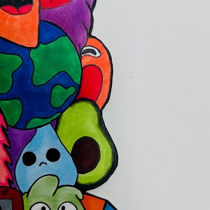 Original Live Edge Doodle Art - Etsy