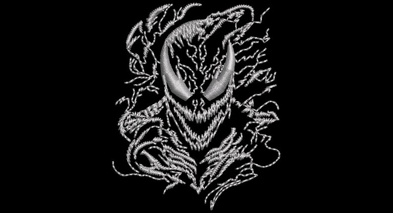 Venom Embroidery File Design Pattern Dst Exp Jef Pes - Etsy