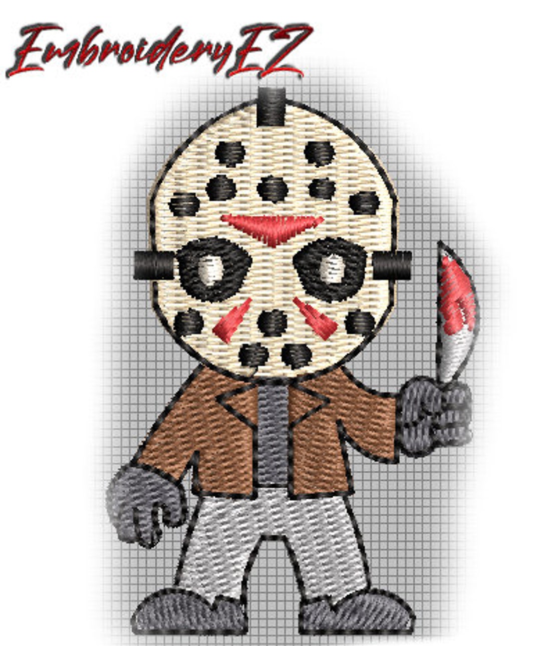 Jason Character Embroidery Design File for Embroidery Friday the 13th ...