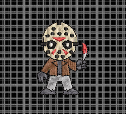 Jason Character Embroidery Design File for Embroidery Friday - Etsy