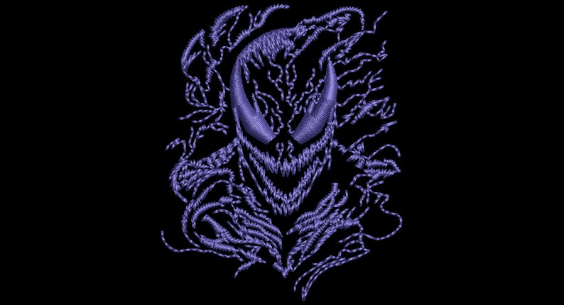 Venom Embroidery File Design Pattern Dst Exp Jef Pes - Etsy