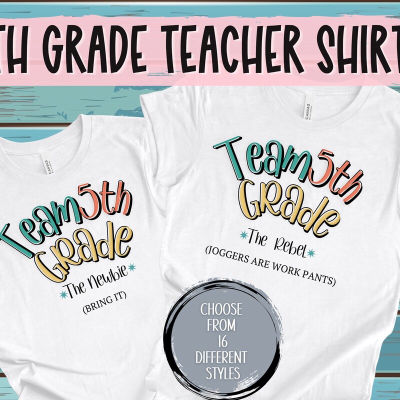 5th Grade Teacher Shirt - Etsy