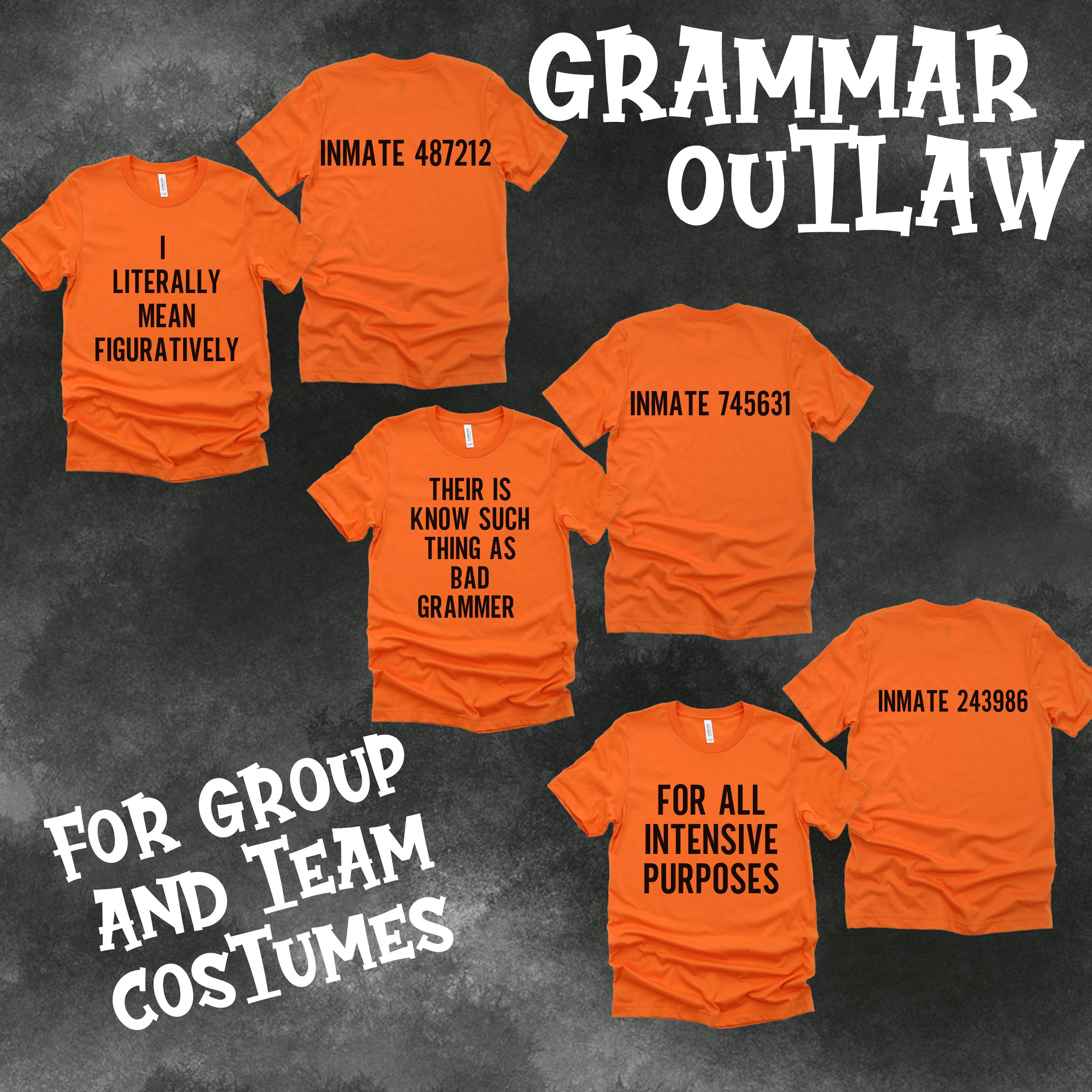 Group Halloween Costume | Grammar Police Costume | Team Costume for ...