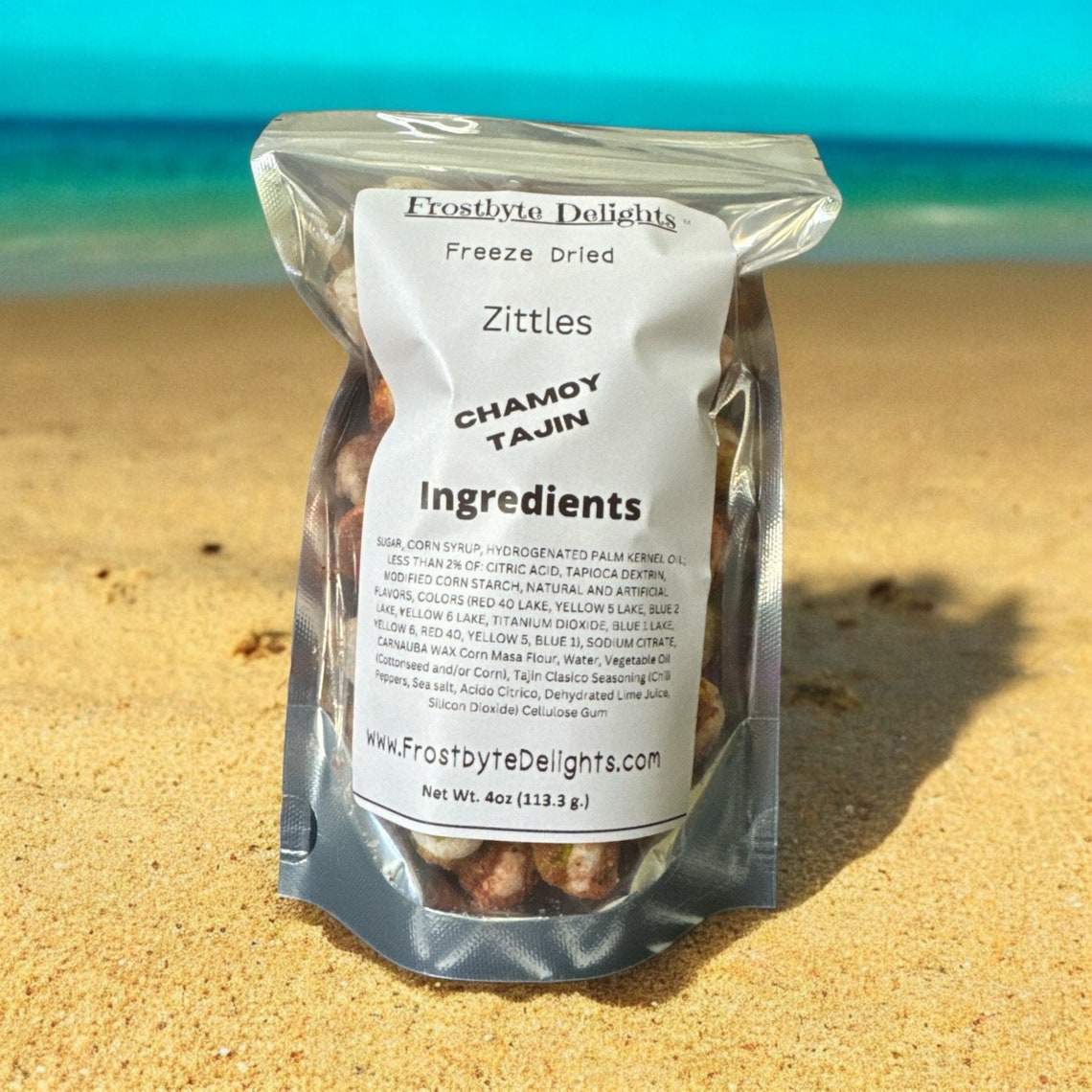 Freeze Dried Tajin & Chamoy Zittles 4oz 5x7 Mylar Bag - Etsy
