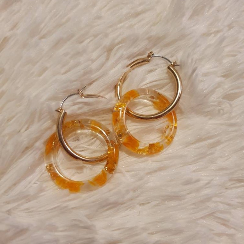 Epoxy Resin Earrings - Etsy