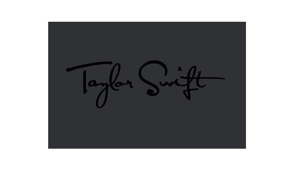 TAYLOR SWIFT LOGO Album Vinyl Sticker Van Car Bike Motorbike Dif Sizes ...
