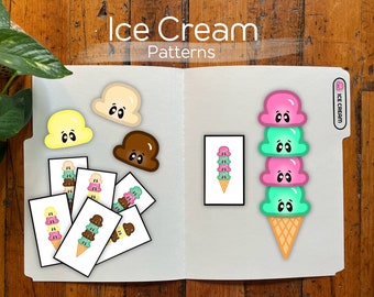 Ice Cream Folder - Etsy
