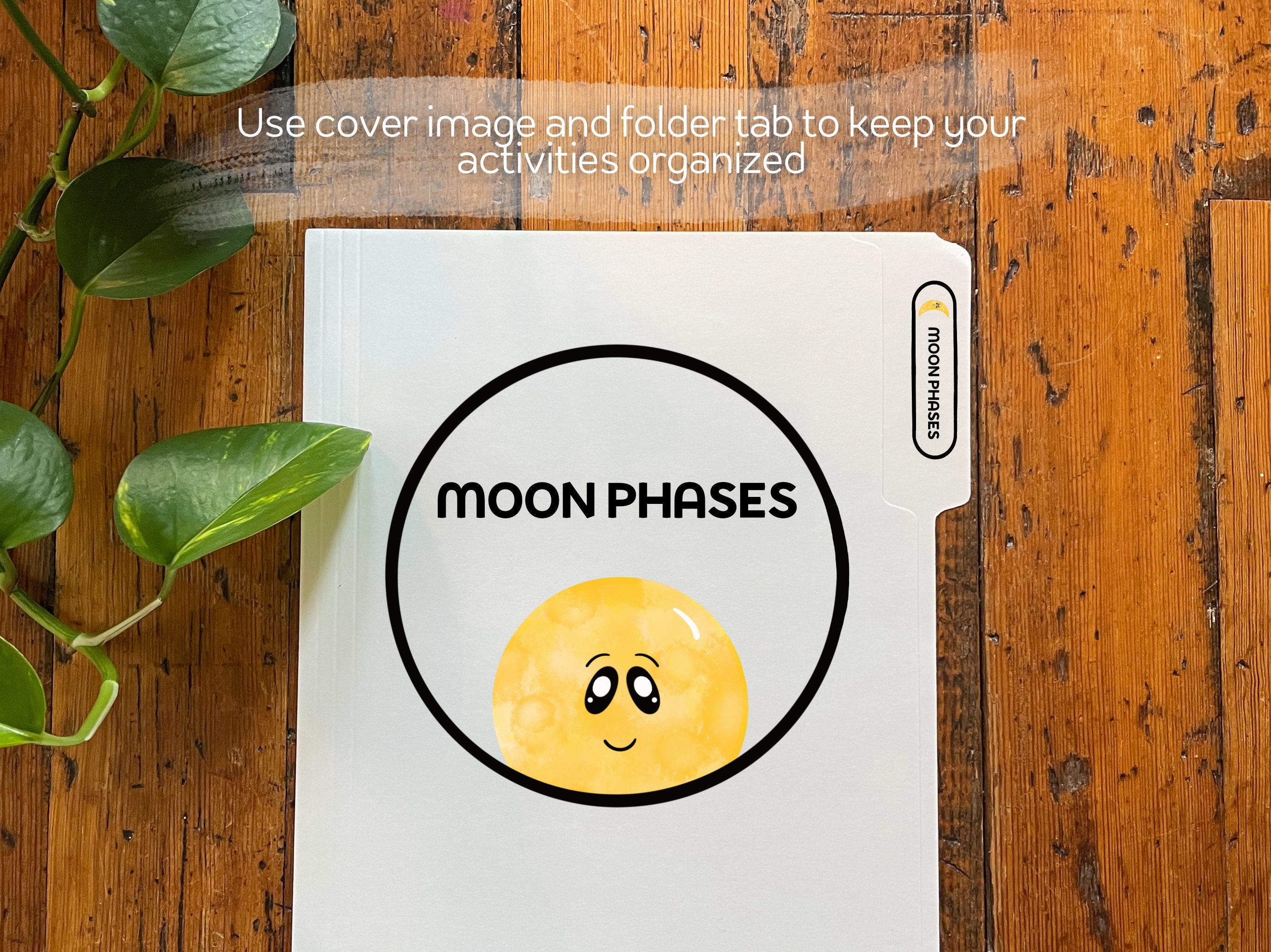 Moon Phases - Printable Folder Activity - Etsy