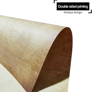 48 Pack Antique Vintage Stationary Paper, 8.5x 11 Parchment Paper for ...