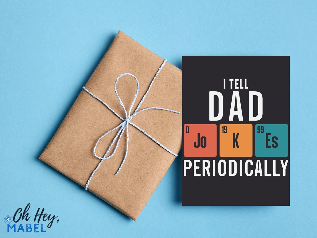 Funny Fathers Day Card, Dad Jokes, Card for Dad, Funny Father's Day ...