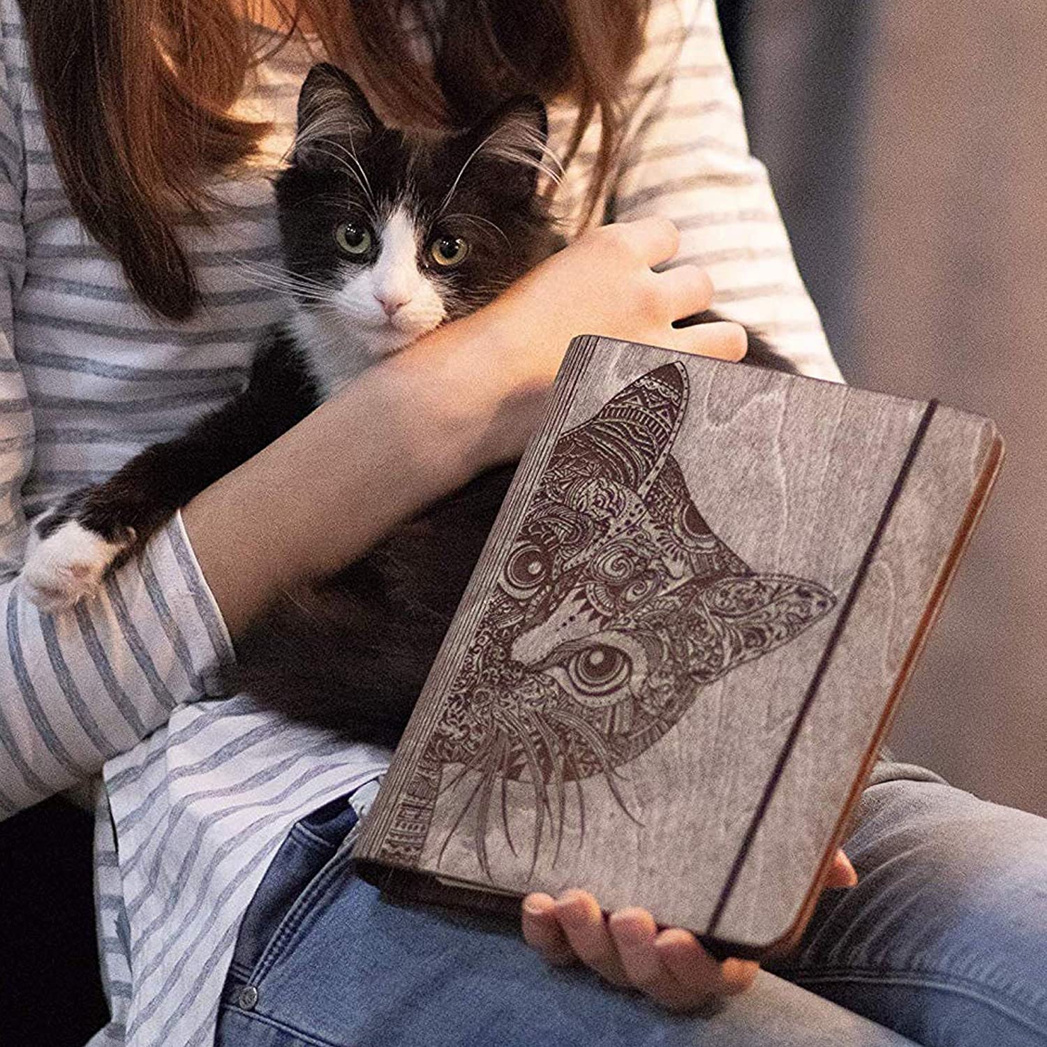 Personalized Cat Lover Gift Wooden Blank Recipe Book Binder ...