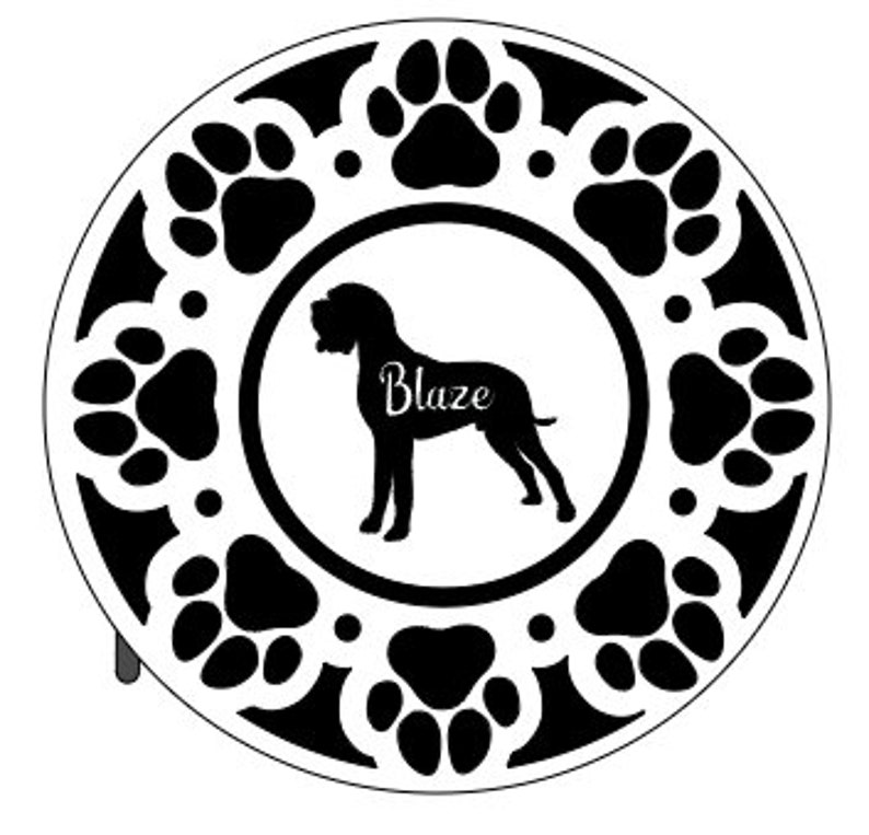 Personalized Dog Window Cling/magnet | Etsy