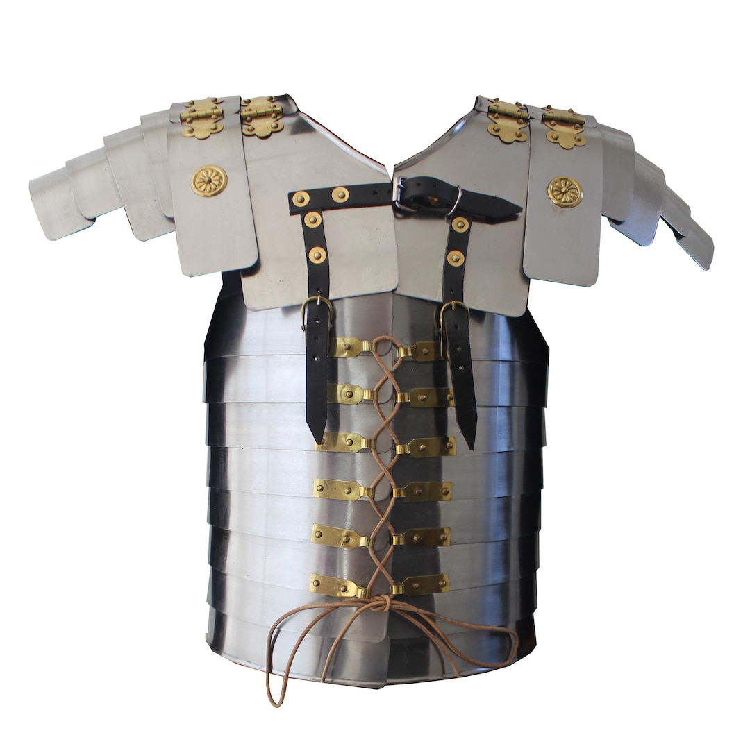 Roman Lorica Segmentata Armour Brass Trim 20 Gauge Steel Medium - Etsy