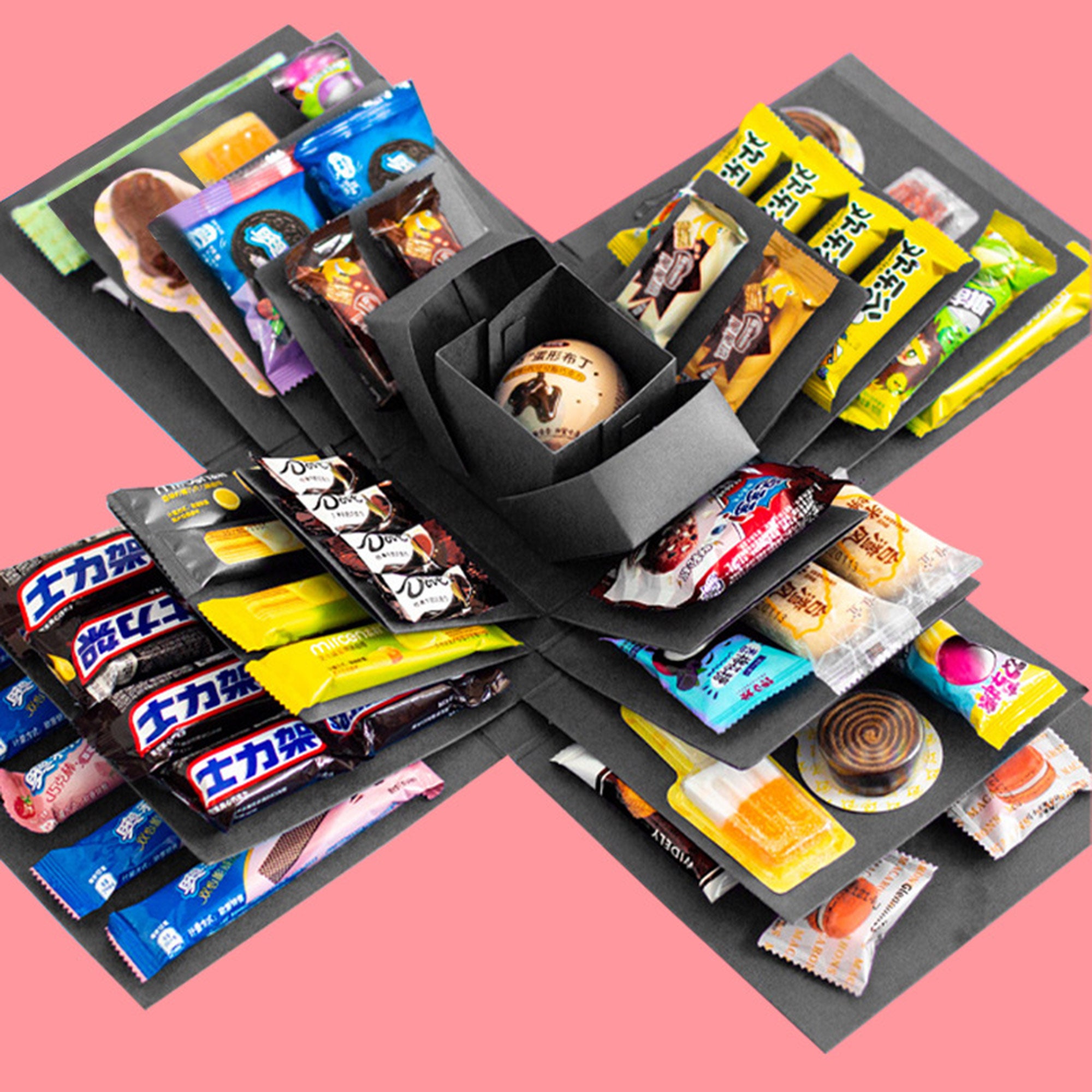 Candy Explosion Gift Boxes Candy Bar Wrappers Children Candy Box Gift ...