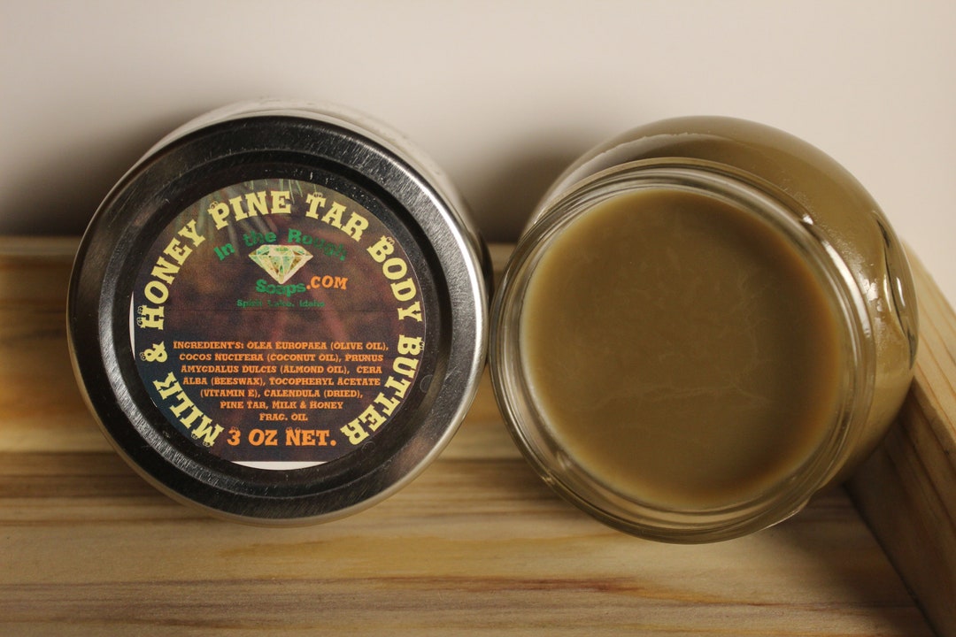 Milk & Honey Pine Tar Body Butter Good for Eczema and Psoriasis - Etsy