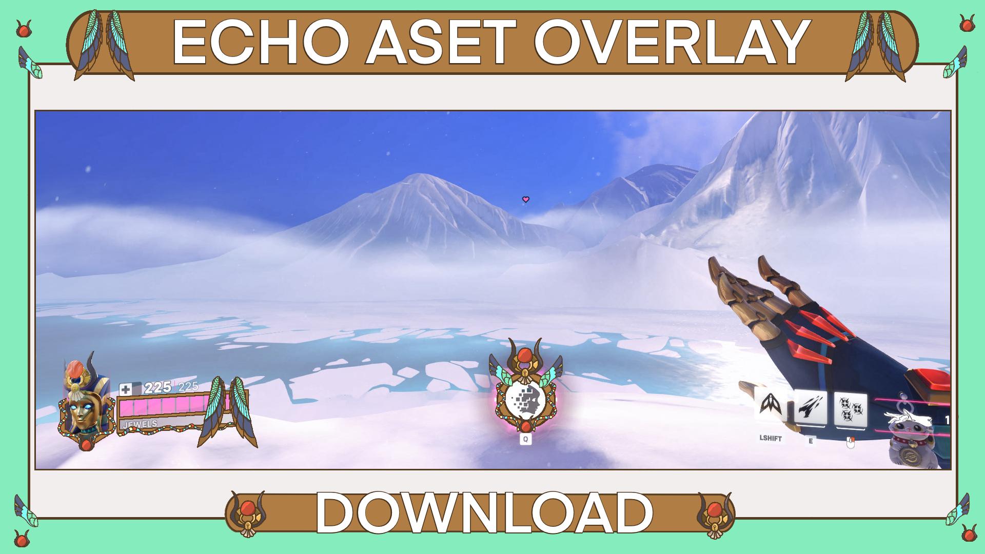 Echo Aset Overwatch Overlay for Twitch Cute Echo Aset Echo Aset HUD ...