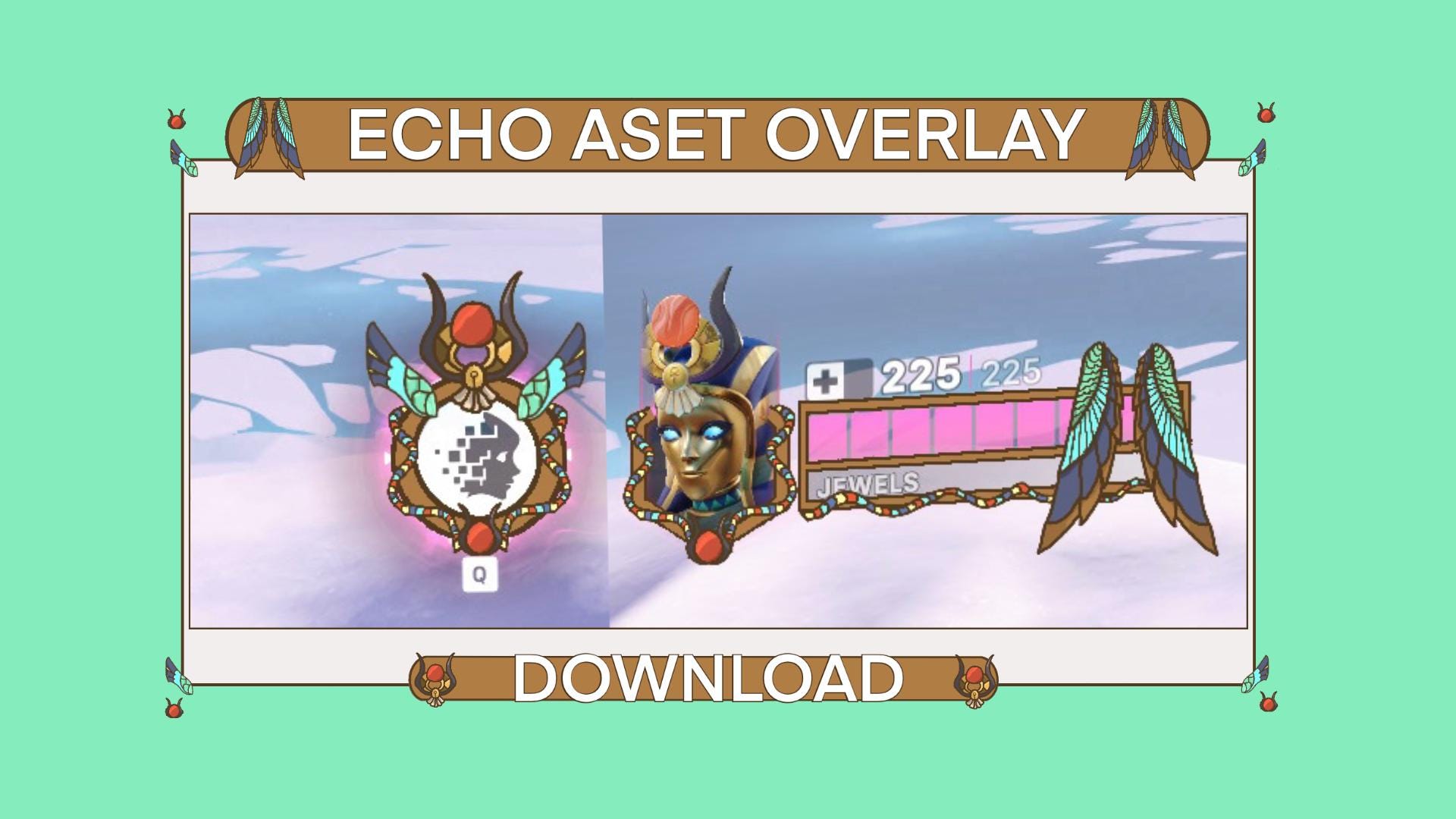 Echo Aset Overwatch Overlay for Twitch Cute Echo Aset Echo Aset HUD ...