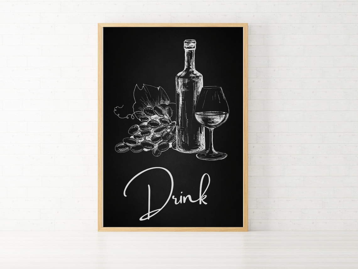 Printable Kitchen Wall Art Set of 3 Kitchen Prints Food - Etsy